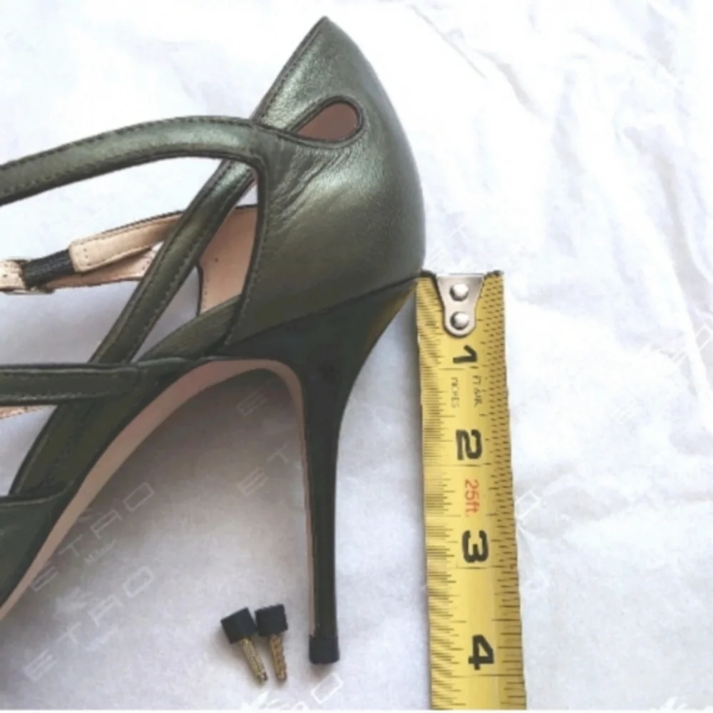 Cole Haan | Shoes | Cole Haan Womens Patrice Cross Pump Moss Metallic ...